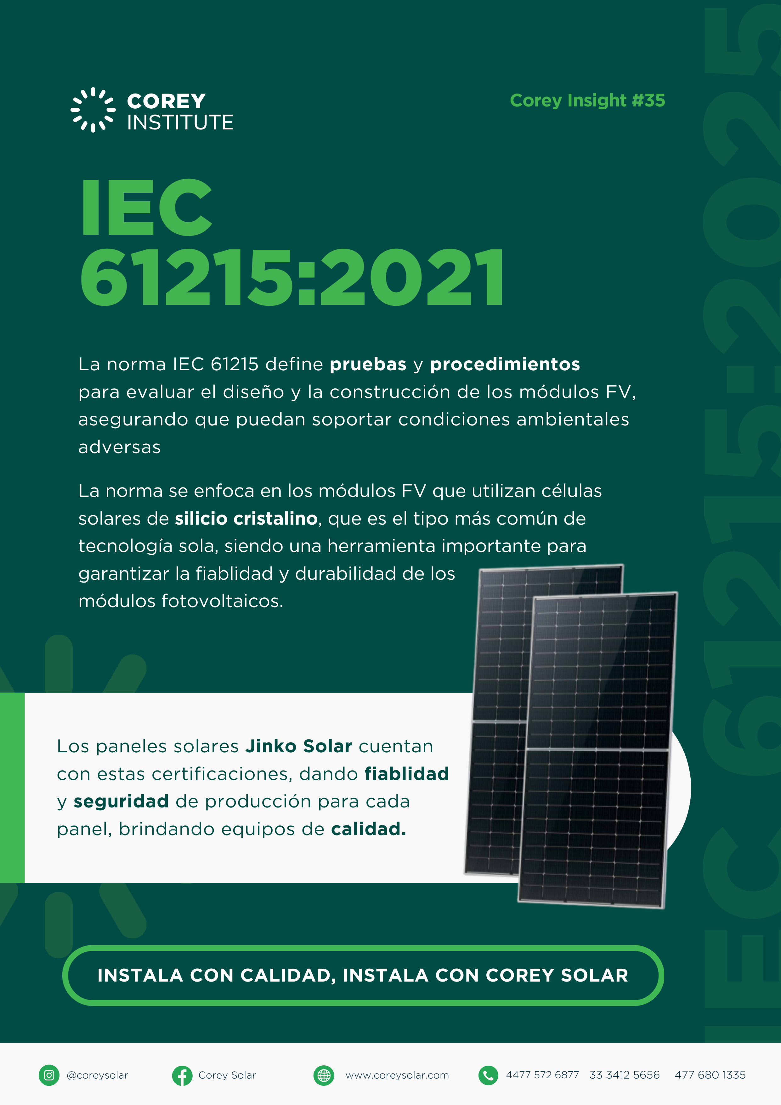 IEC 61215:2021 – La norma que garantiza calidad y durabilidad en módul ...